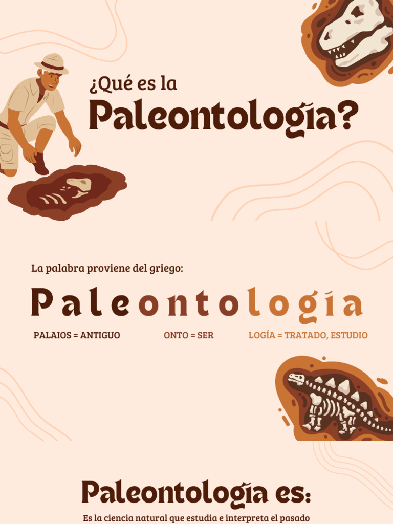 Introducción a la Paleontología y Fósiles | PDF | Fósil | Paleontología