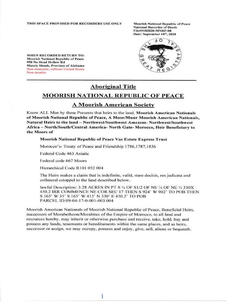 Aboriginal Title 9182020MNRP08 | PDF