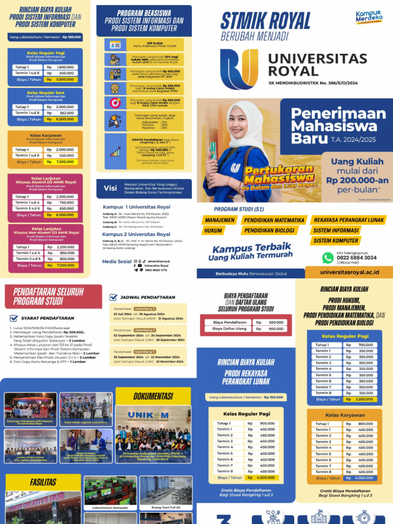 Brosur-Universitas-Royal-2024-2025-v2 | PDF