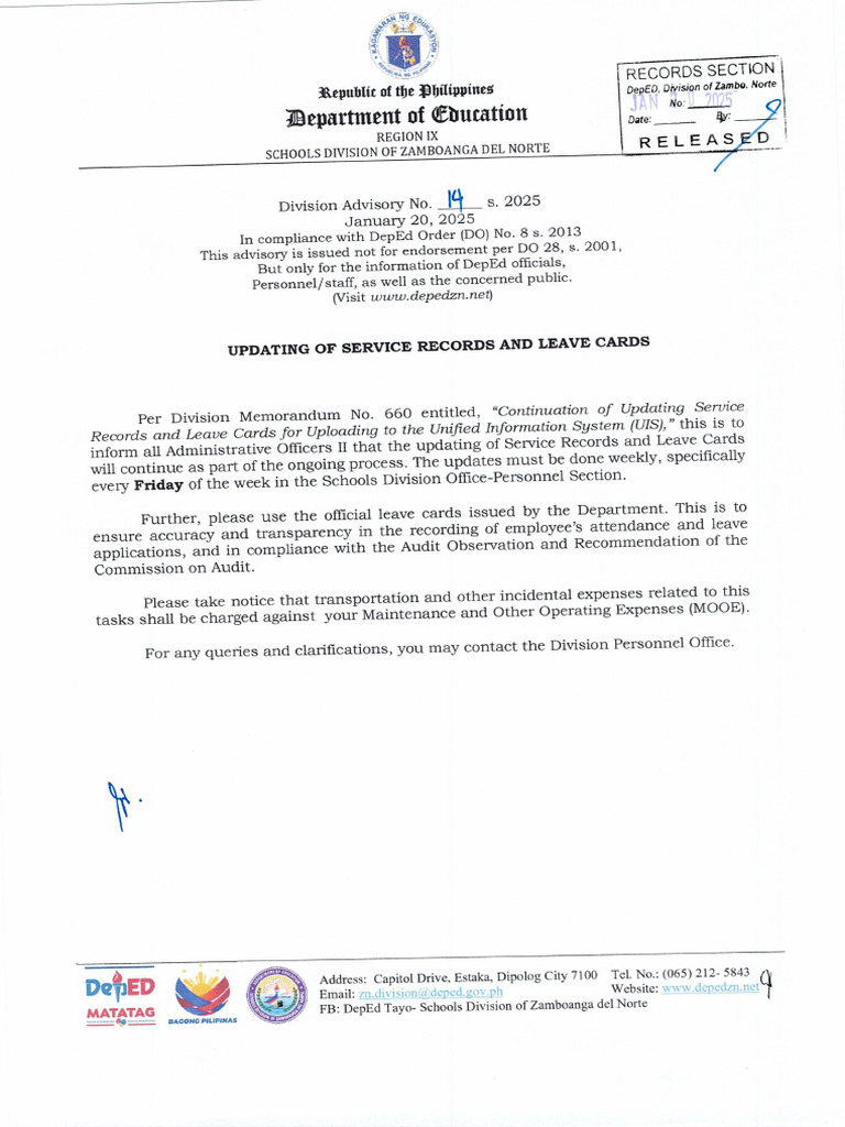 DA No 14s 2025 | PDF