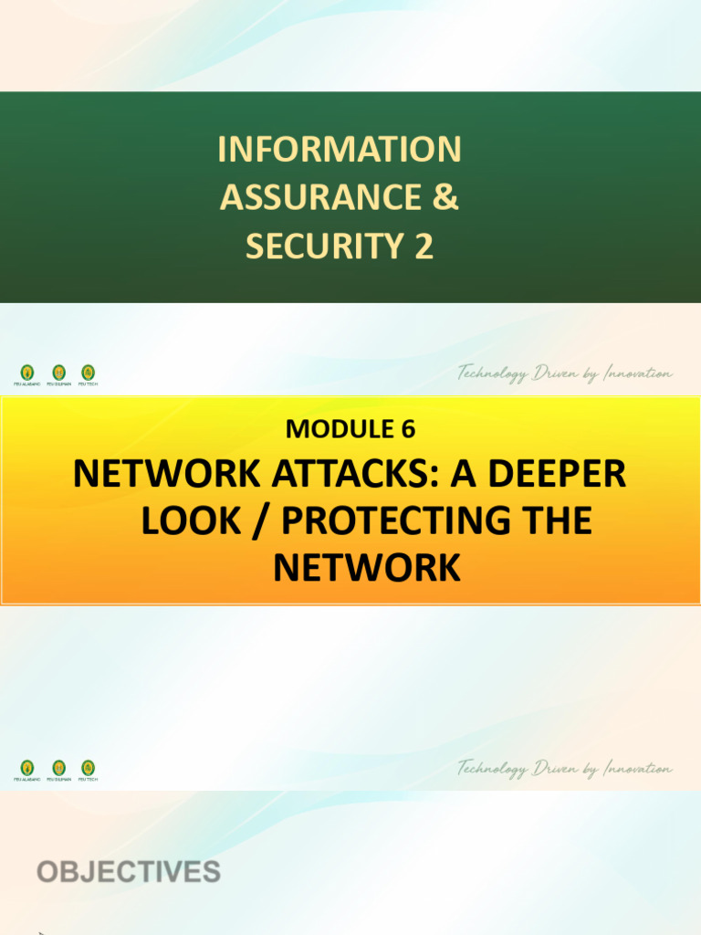 Module 6 - Network Attacks - A Deeper Look and Protecting the Network | PDF | Denial Of Service ...