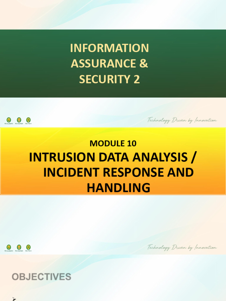 Intrusion Data Analysis & Incident Response | PDF | Security | Computer Security