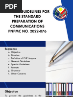 PNP MC 2022-076 | PDF | Classified Information | Memorandum