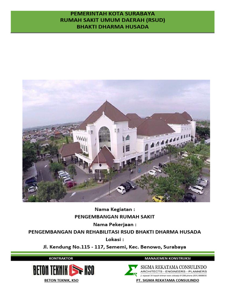 Laporan Akhir RSUD BDH | PDF