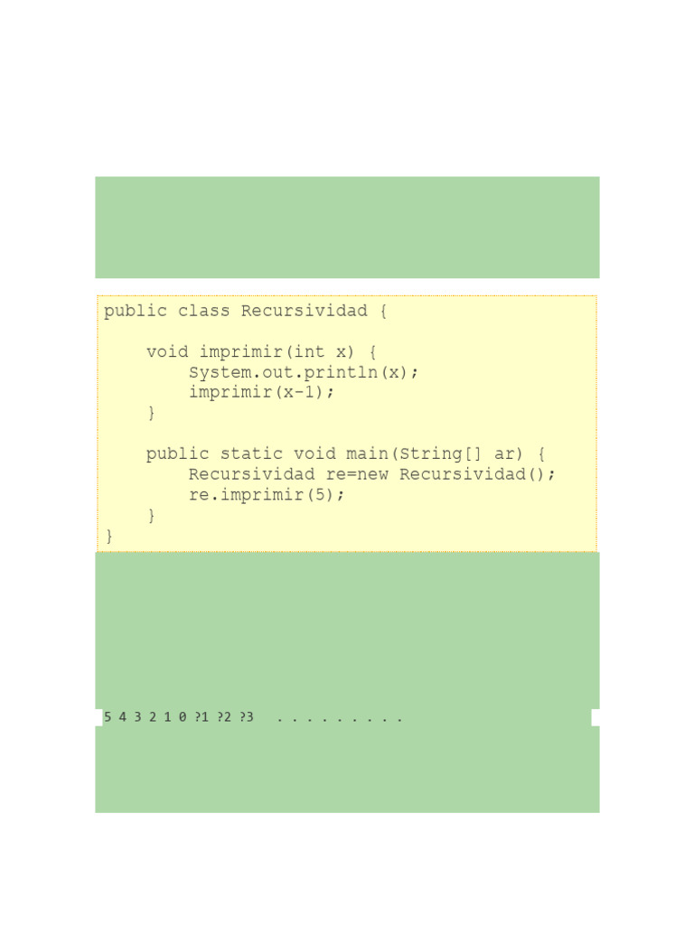 Recursividad Ejemplos 3 | PDF | Recursividad | Parámetro (programación de computadora)
