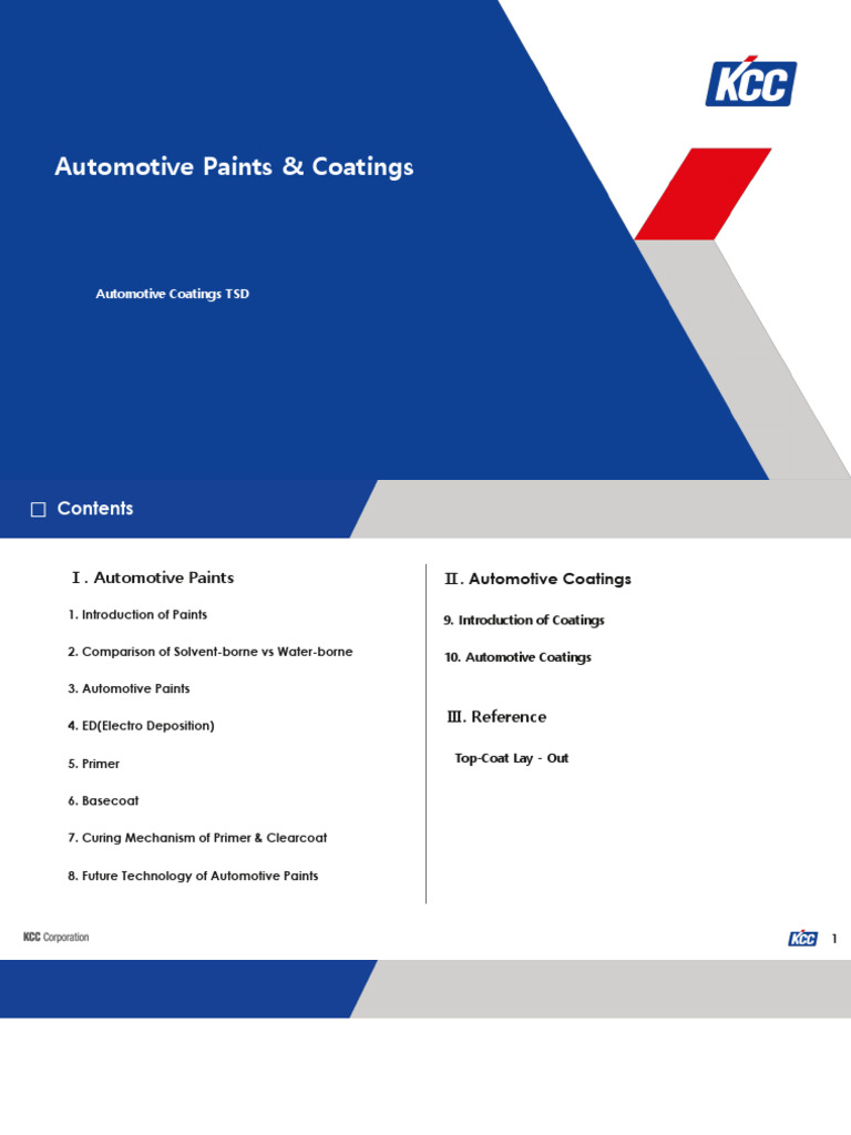 Automotive Paints and Coatings Overview | PDF | Paint | Coating