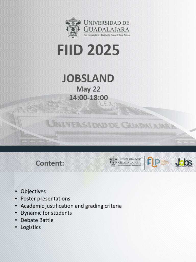 FIID 2025: Student Presentation Event | PDF | Behavioural Sciences ...