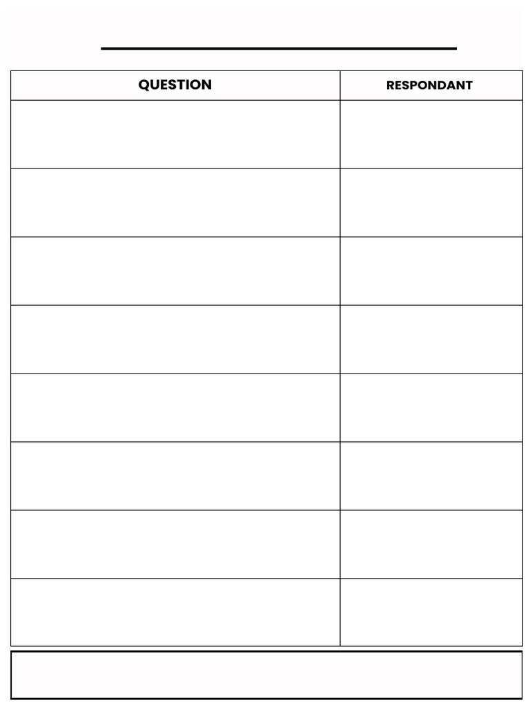 Interview Sheet | PDF