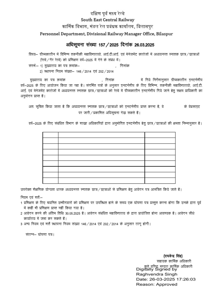 1742996054707-Internship Notification 2025 | PDF