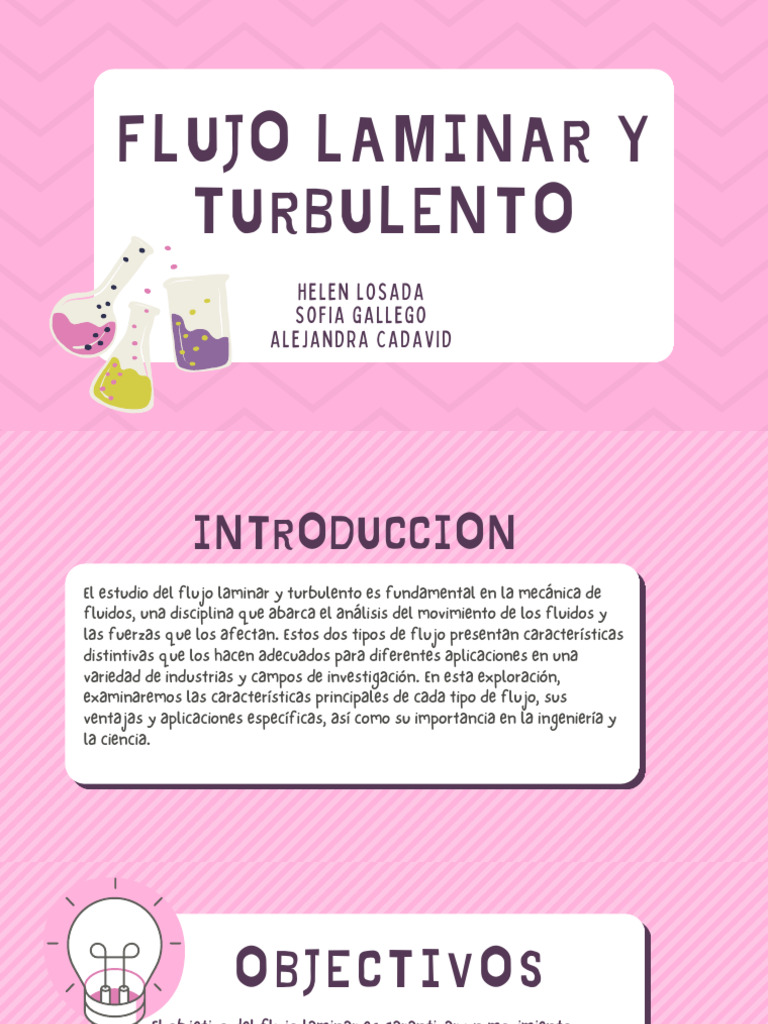 Flujo Laminar y Turbulento | PDF | Turbulencia | Numero Reynolds
