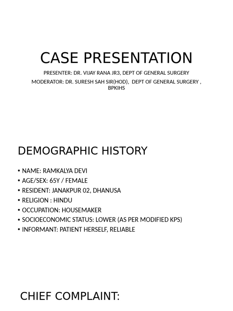 Gallbladder Carcinoma Case Study | PDF | Medicine | Medical Specialties