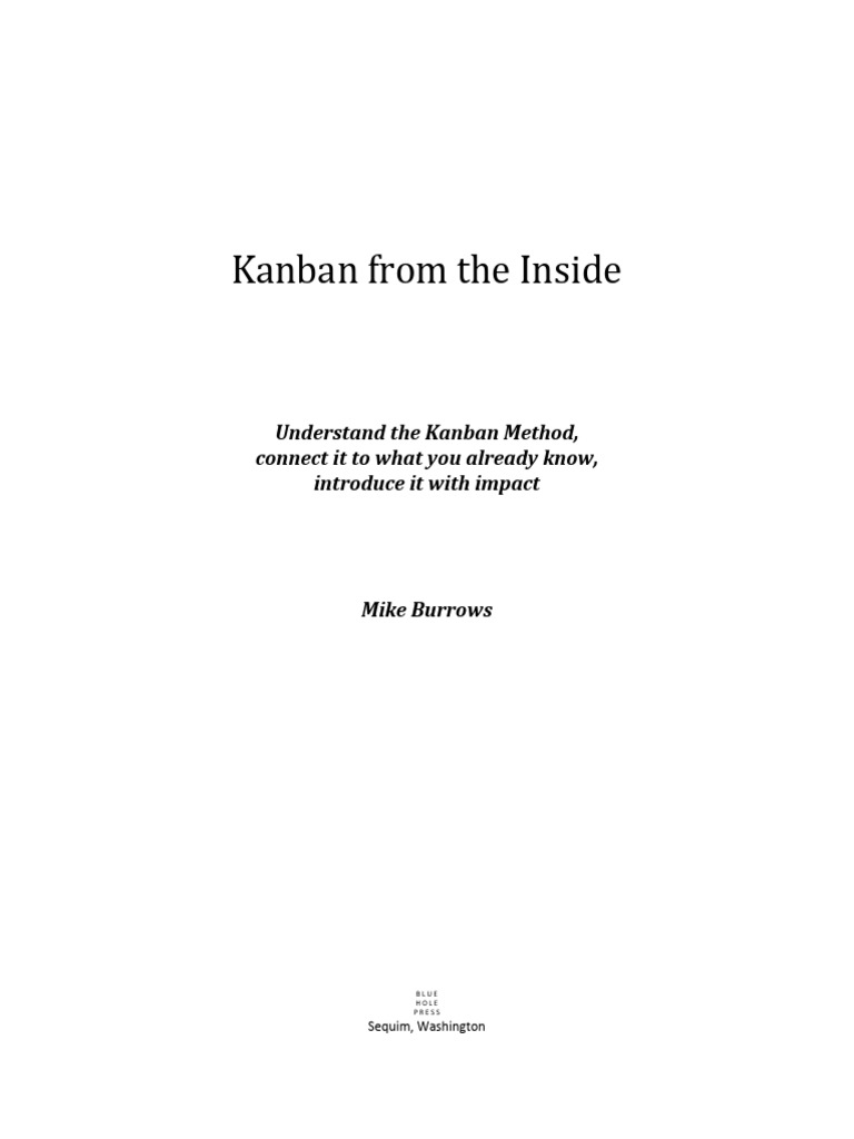 KanbanFromInside - Reflection - Prework KSD | PDF