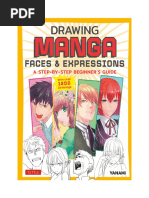How To Draw Anime & Manga Faces - A Step by Step Drawing Guide For Kids ...