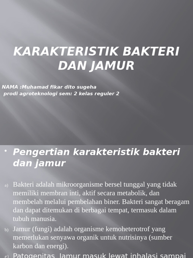 PPT MIKROBIOLOGI | PDF