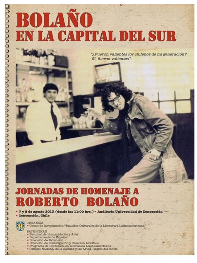 Programa Jornadas de Homenaje A Roberto Bolaño | PDF