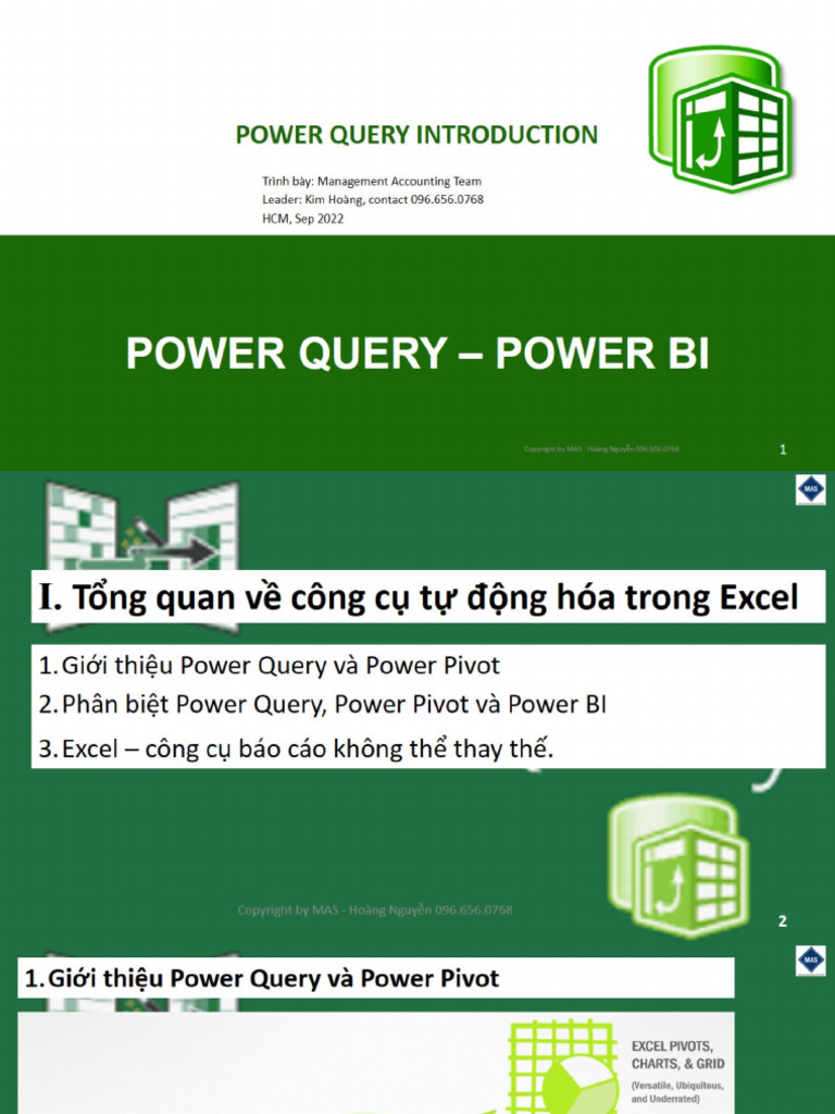 Power Query - Power Bi - Khác Nhau Không | PDF