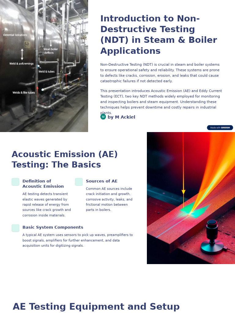 Introduction To Non Destructive Testing NDT in Steam and Boiler ...