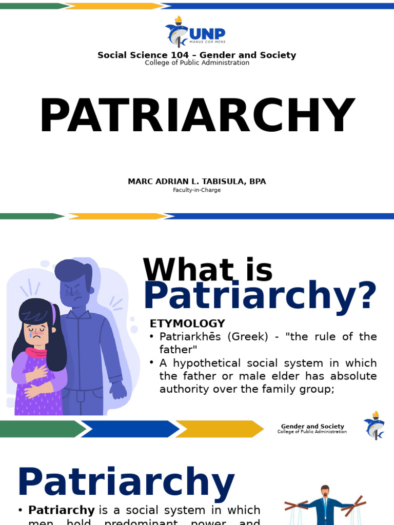 Lesson-5-Patriarchy | PDF | Patriarchy | Woman
