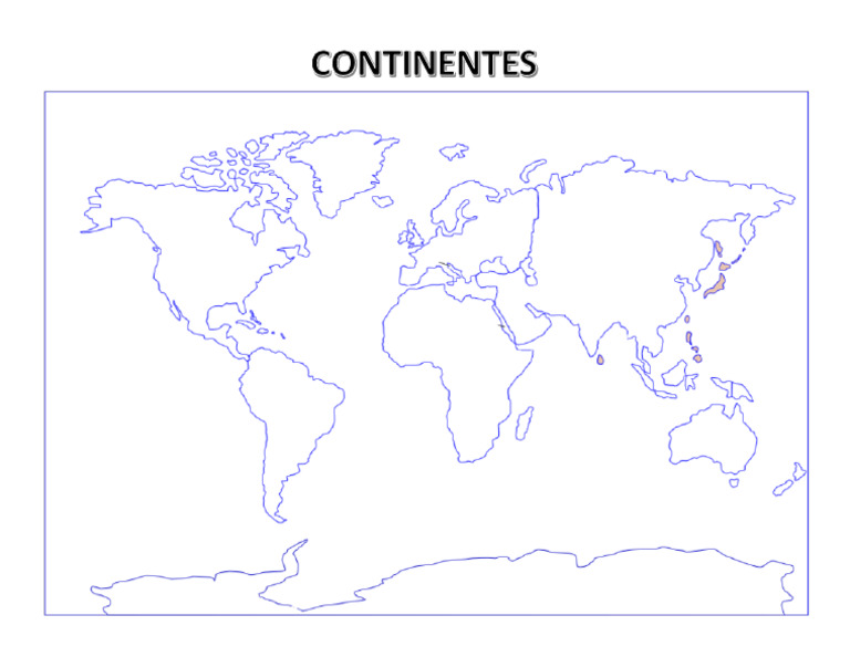 Mapa Continentes | PDF