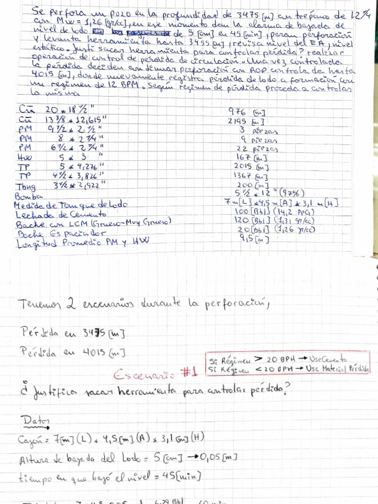 Pérdidas Perfo 3 | PDF