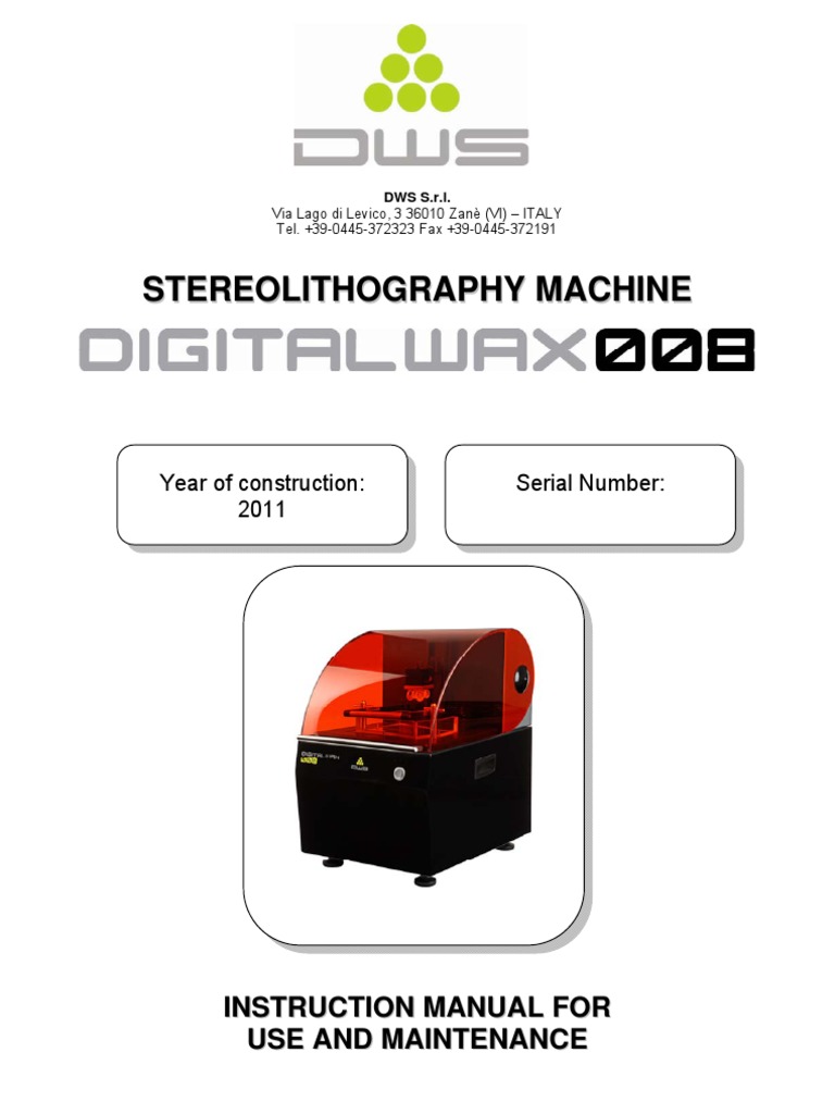 Dws Manuale Dw008 en | PDF | Electrical Connector | 3 D Modeling