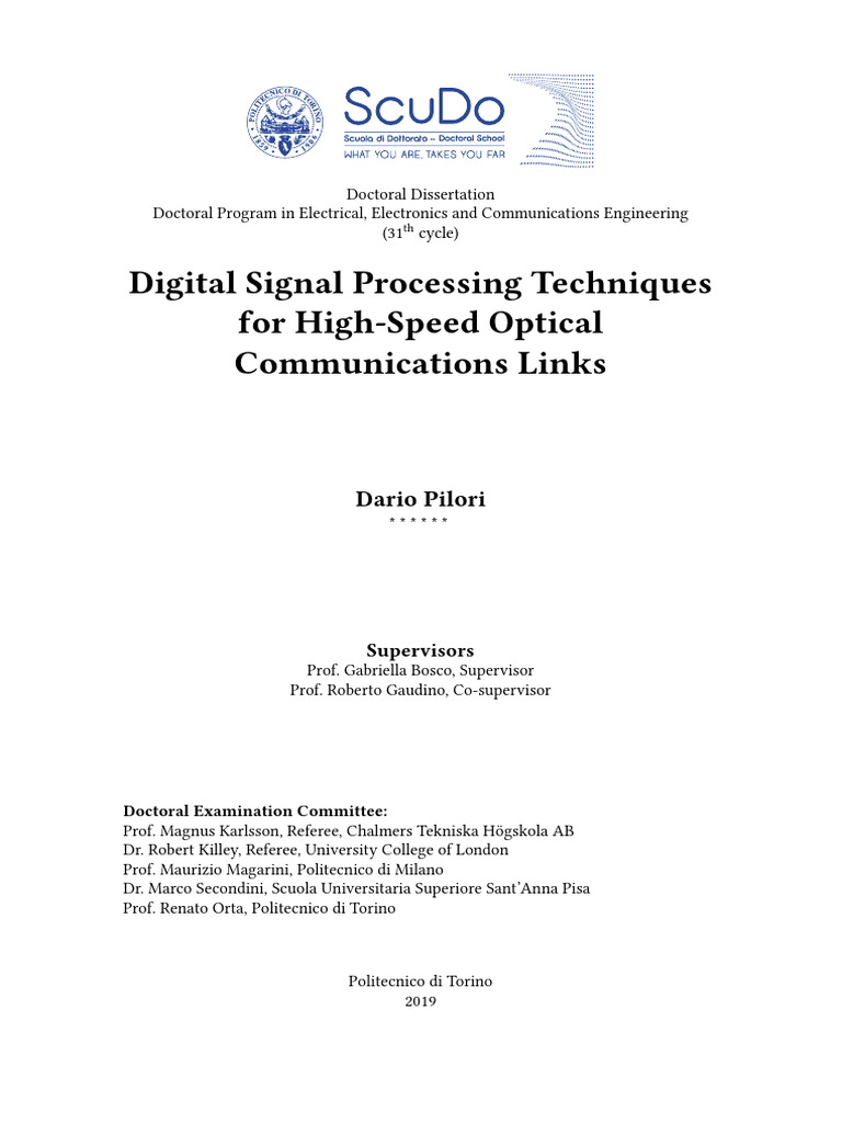 Conv Main Tesi | PDF | Orthogonal Frequency Division Multiplexing ...