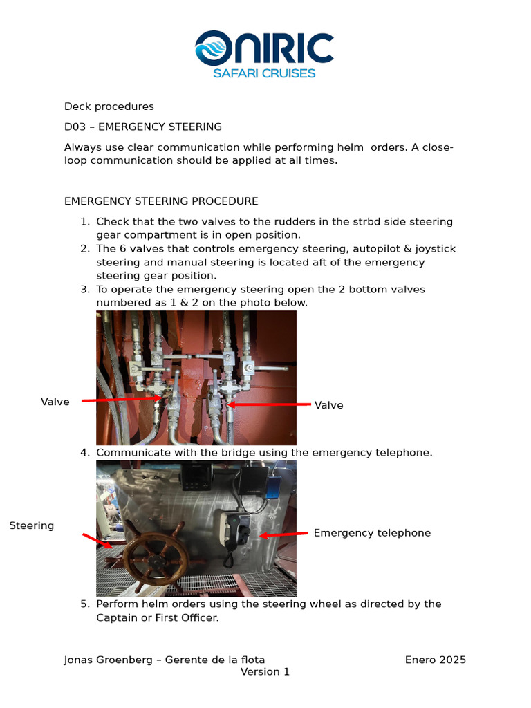 D03 - Emergency Steering | PDF