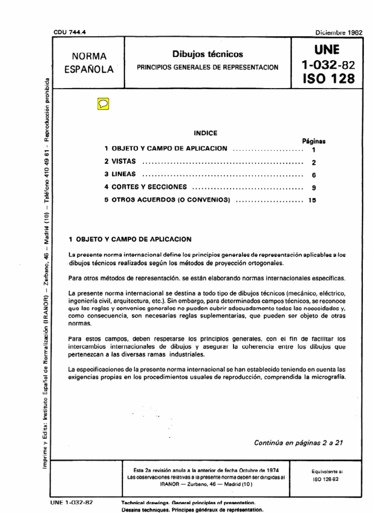 Iso 128 | PDF