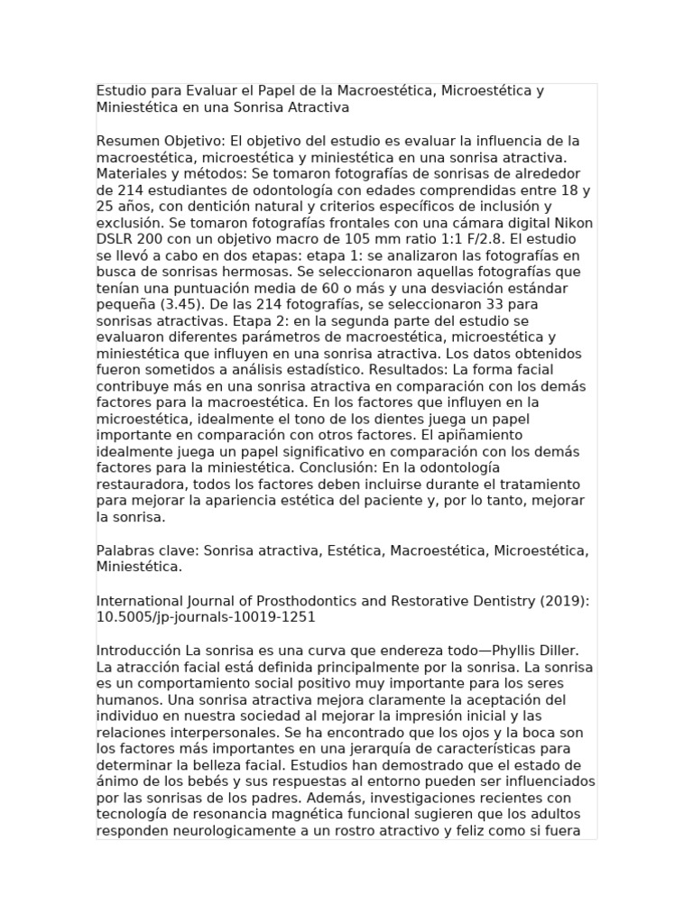 traducción articulo micro macro mini orto | PDF | Cara | Odontología