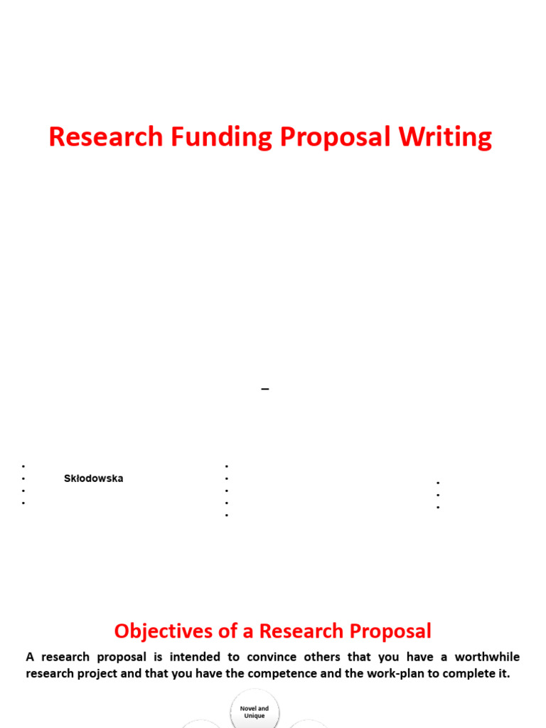Research Funding Proposal Writing | PDF | Methodology
