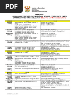 NSC Attachment NSC Draft Timetable 2025 | PDF | Linguistics | Languages ...