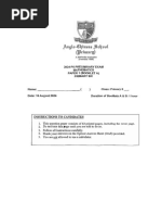 PSLE Foundation Maths 2024 Paper 1 | PDF | Arithmetic | Mathematics