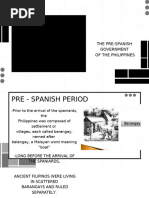 Pre Spanish Government | PDF | Philippines