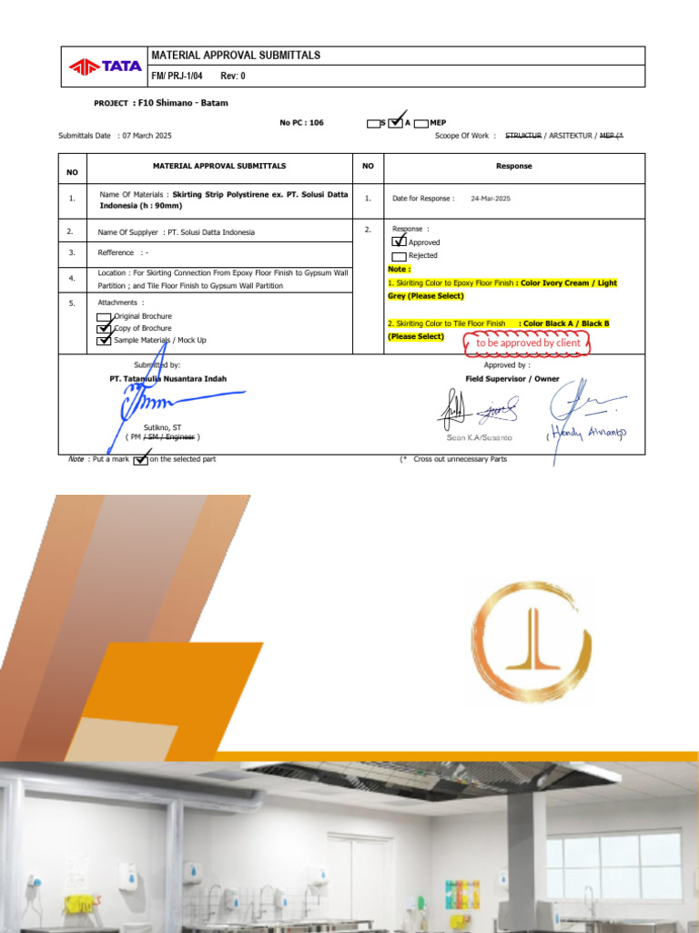 PCM A-106 Skirting Strip Polystirene ex. PT. Solusi Datta Indonesia_sgn | PDF