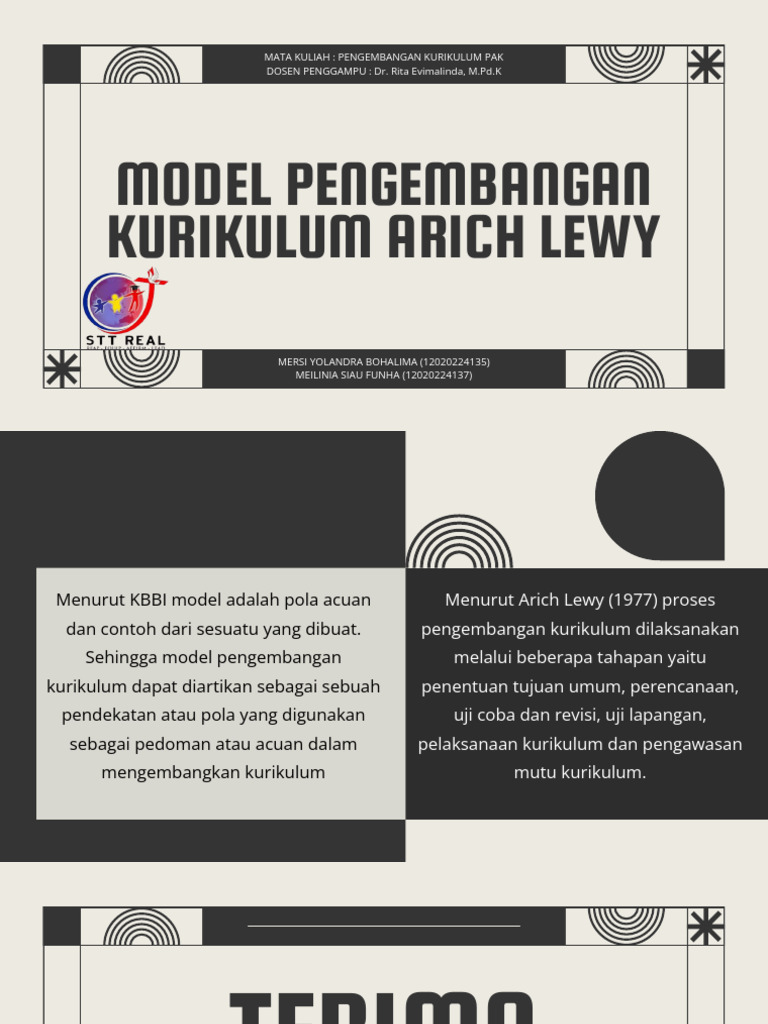 Arich Lewy Model Pengembangan | PDF