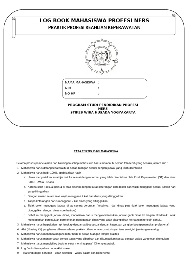 Logbook Keahlian Kep | PDF