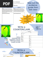Argumentative Writing: Counterclaim Sentence Starters Rebuttal ...