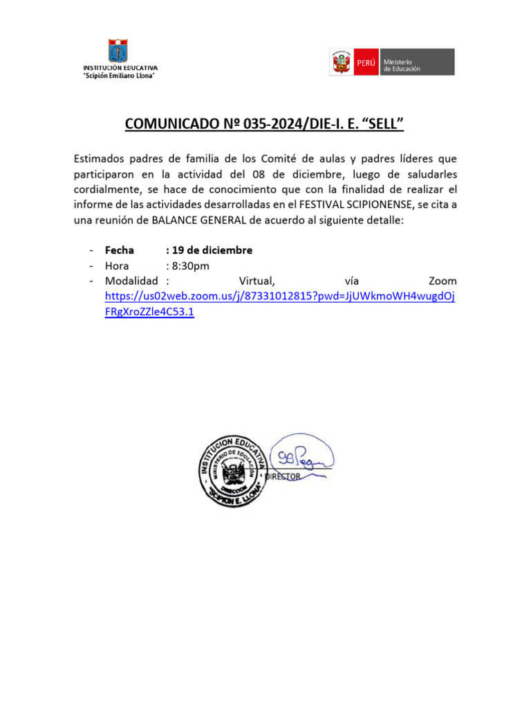 Comunicado #35 PPFF | PDF