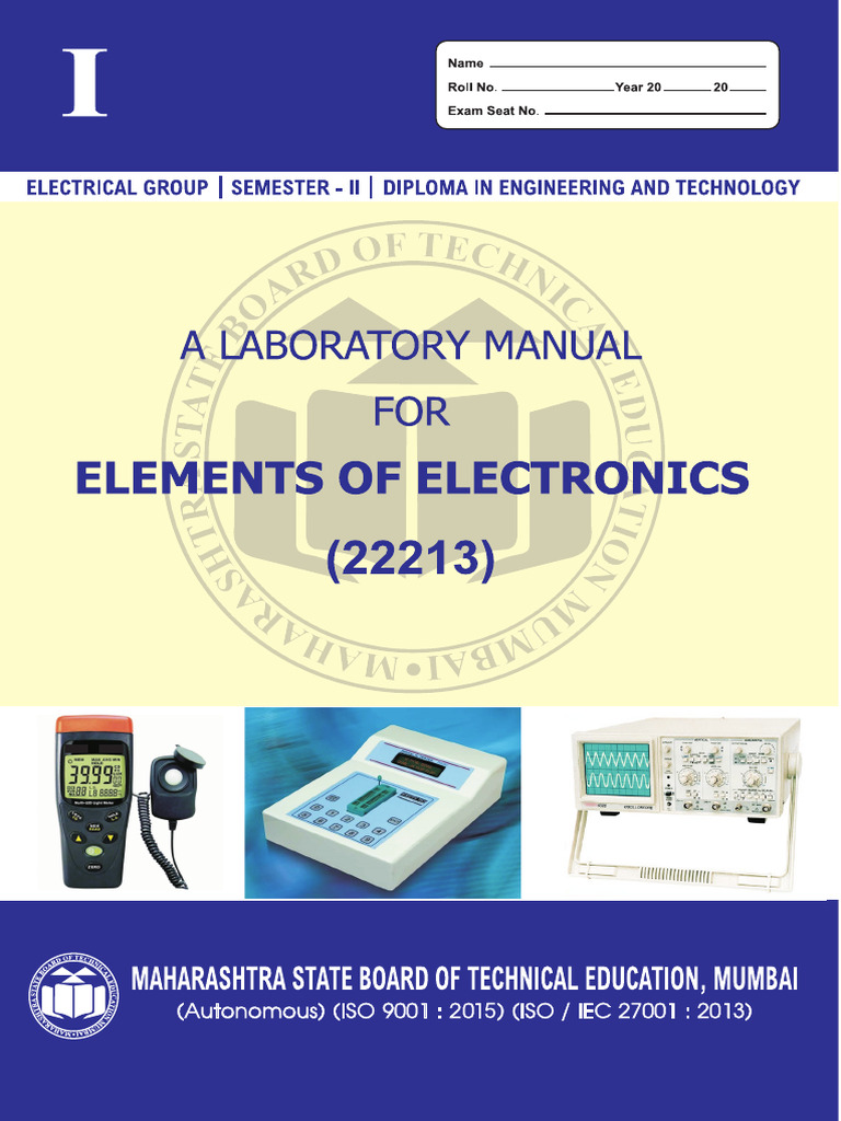 Elements of Electronics Engineering | PDF | Diode | P–N Junction
