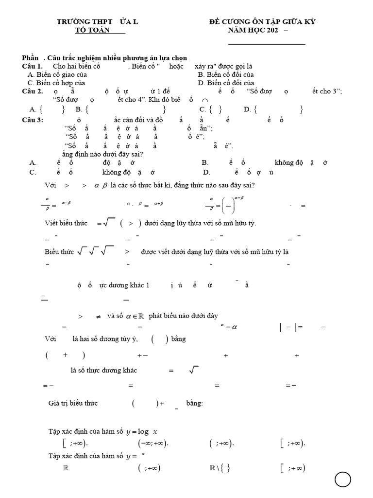 De-cuong-giua-ky-2-toan-11-nam-2024-2025 (1) | PDF