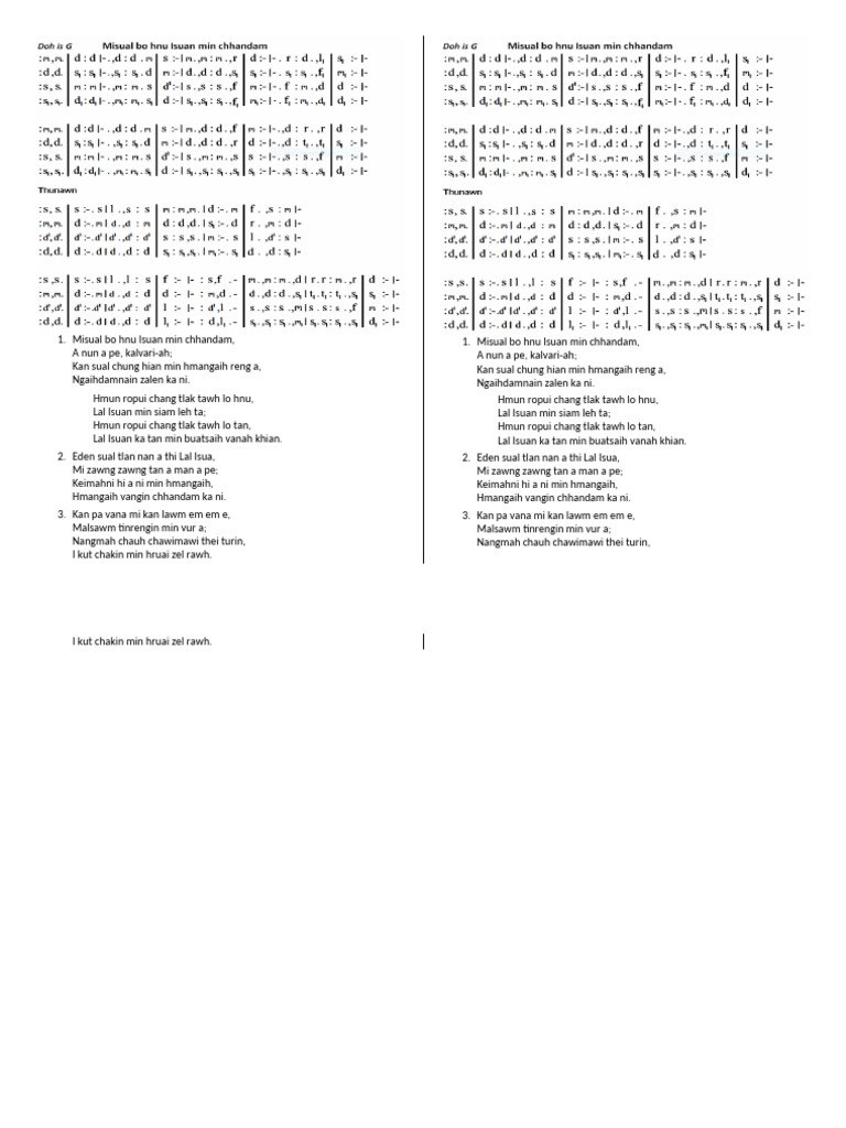 HNU Hymn and March Lyrics | PDF