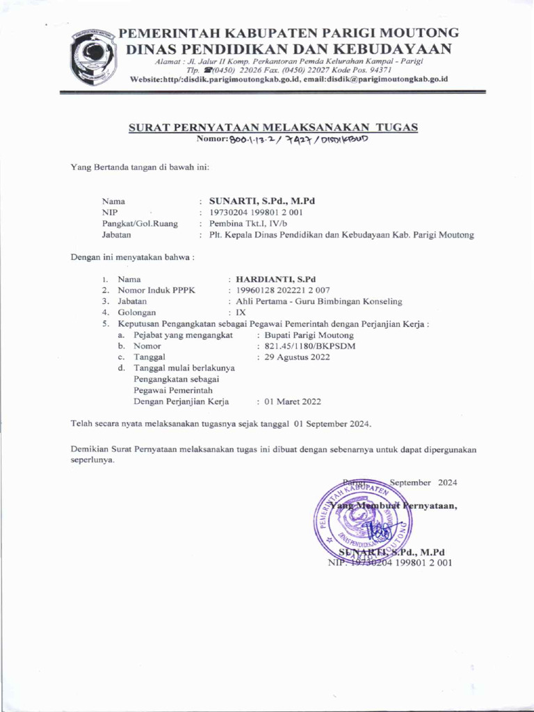 SPMT SK PK Hardianti | PDF