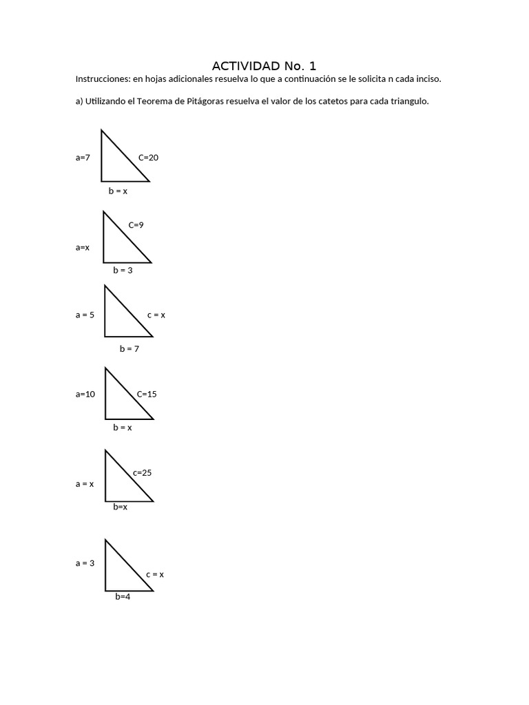 Ejercicios de Trigonometria | PDF | Función (Matemáticas) | Triángulo