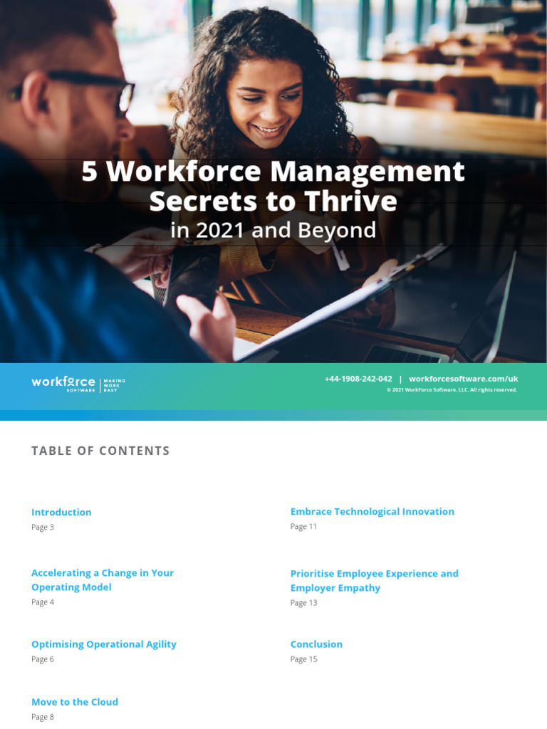 WFS 5 WFM Secrets To Thrive Emea 1 | PDF | Employment | Cloud Computing
