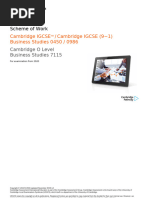 Cambridge Business 9609 Syllabus 2025 | PDF | Marketing | Entrepreneurship