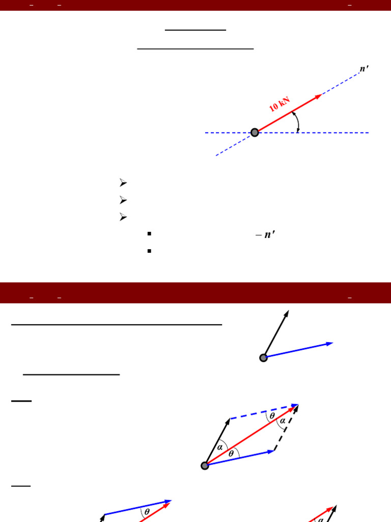Statics of Particles in Engineering Mechanics | PDF | Physics | Mechanics