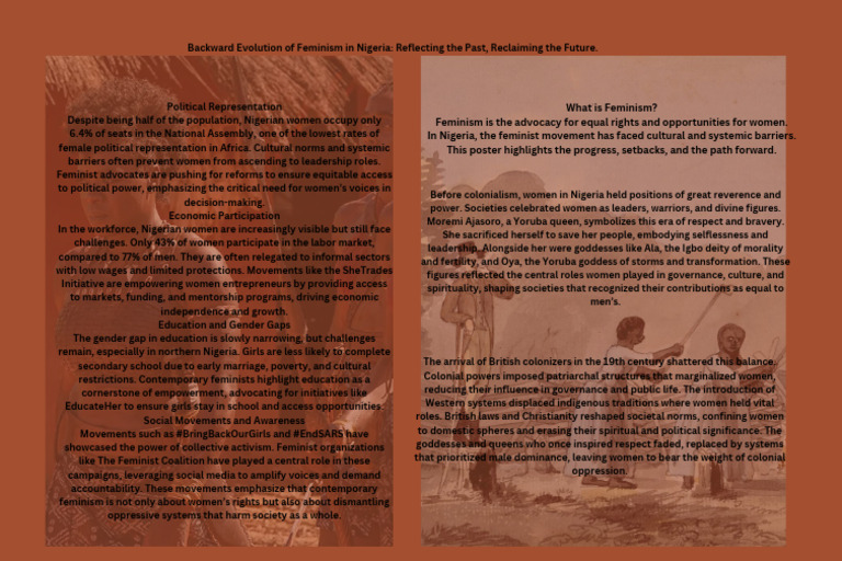 Backward Evolution of Feminism in Nigeria. | PDF | Gender Studies ...