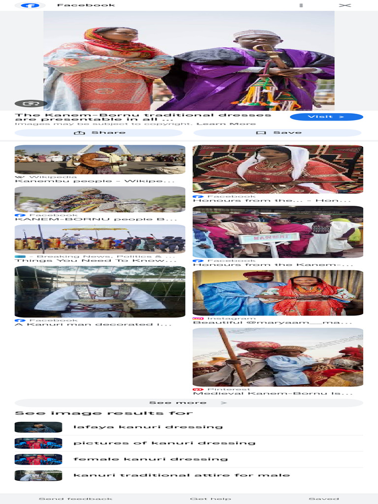 Kanem Bornu Code of Dressing of The Six Centres of Civilization ...