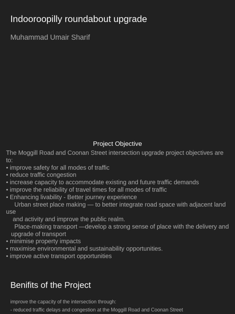 Indooroopilly roundabout upgrade project | PDF | Traffic | Traffic Light