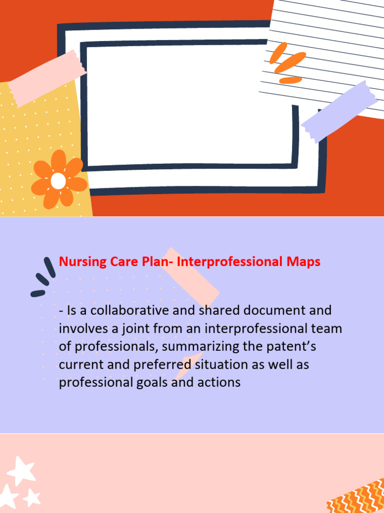 Nursing Care Planning Interprofessional Care Maps 3 | PDF